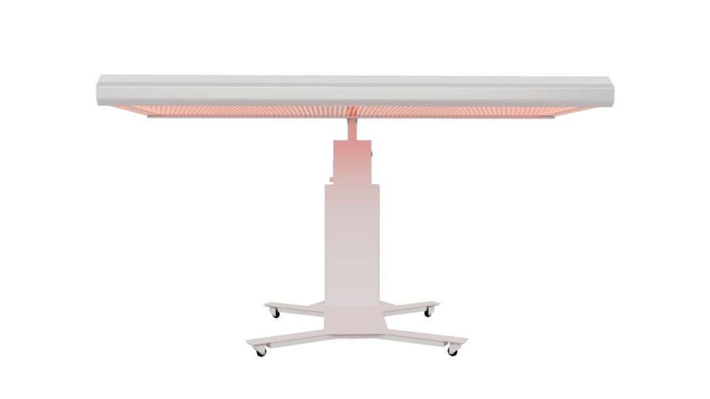 Using a red light therapy bed before and after - Merican